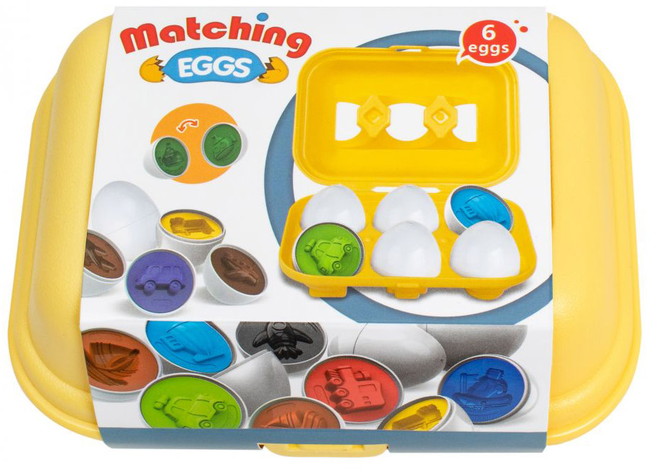 Розвиваючий набір сортер-головоломка Монтессорі MAYA TOYS Яйця з ...