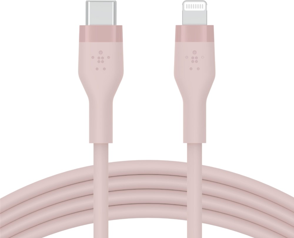 Rozetka.pl | Kabel Belkin USB-C - Lightning Silikonowy 2 m Różowy ...