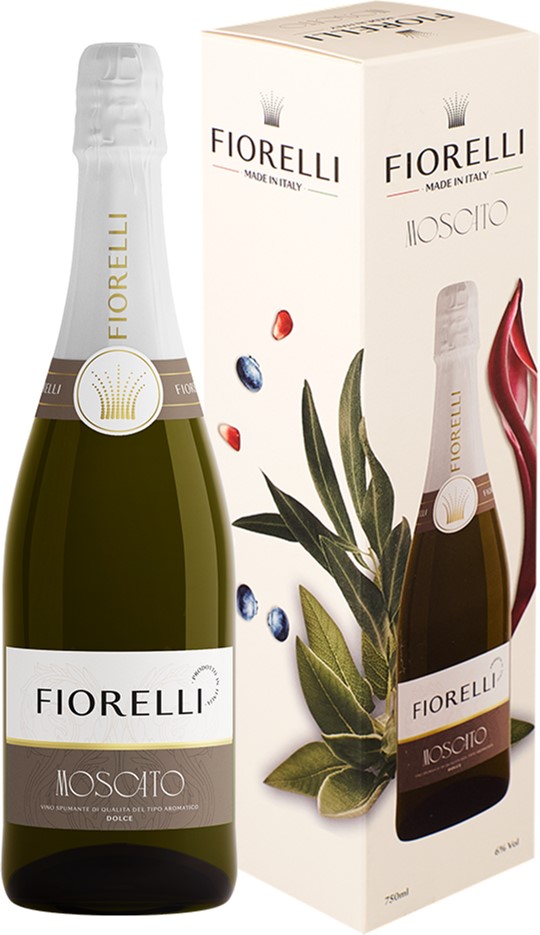 Ігристе вино Fiorelli Moscato Spumante Dolce VSQA біле солодке 0.75 л 7 ...
