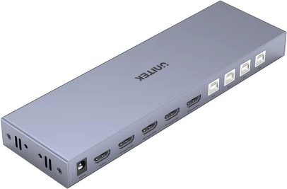 KVM-переключатель Unitek 4K HDMI 2.0 4 входа 1 выход +USB ...