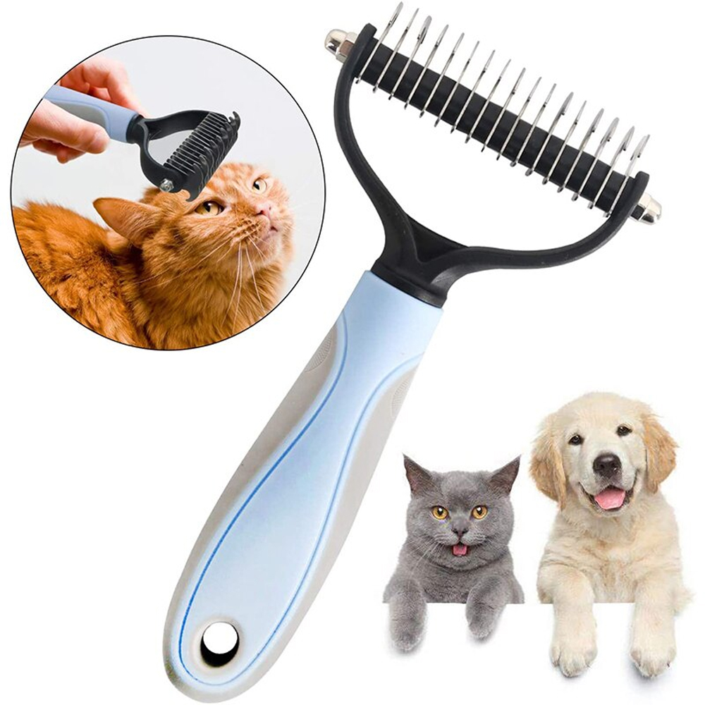 Щетка для вычесывания котов и собак колтунорез Pet Grooming Tool ...