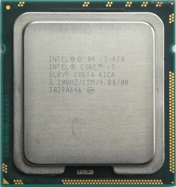 Intel Core i7-970 3.20GHz-4.80GHz/12MB/2400МГц s1366 Б.У – фото, отзывы ...