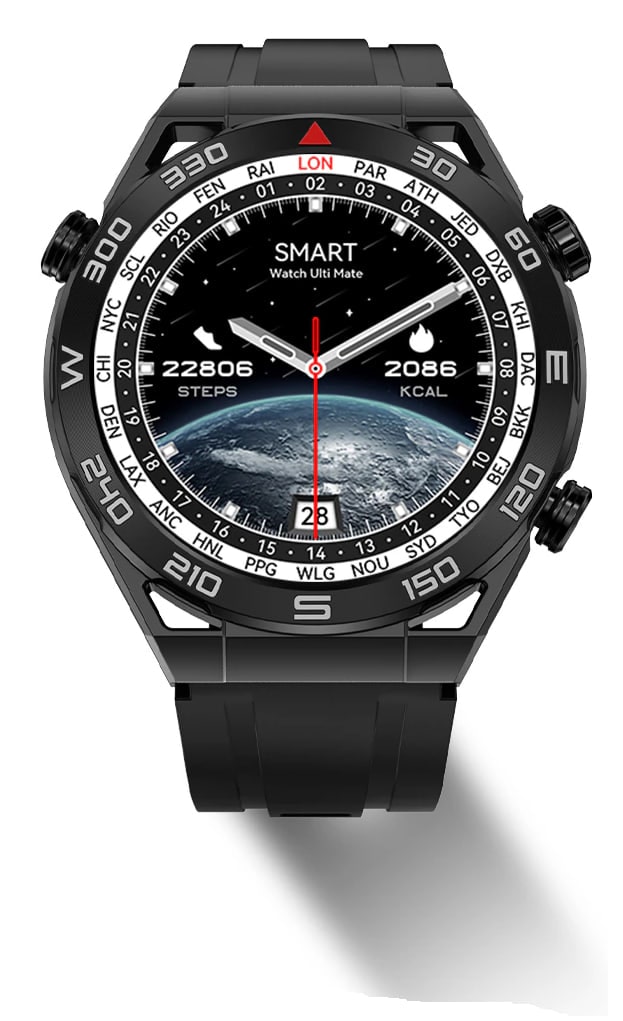 Умные смарт-часы Smart Watch DT3 Mate Ultra GPS компас функция Always ...
