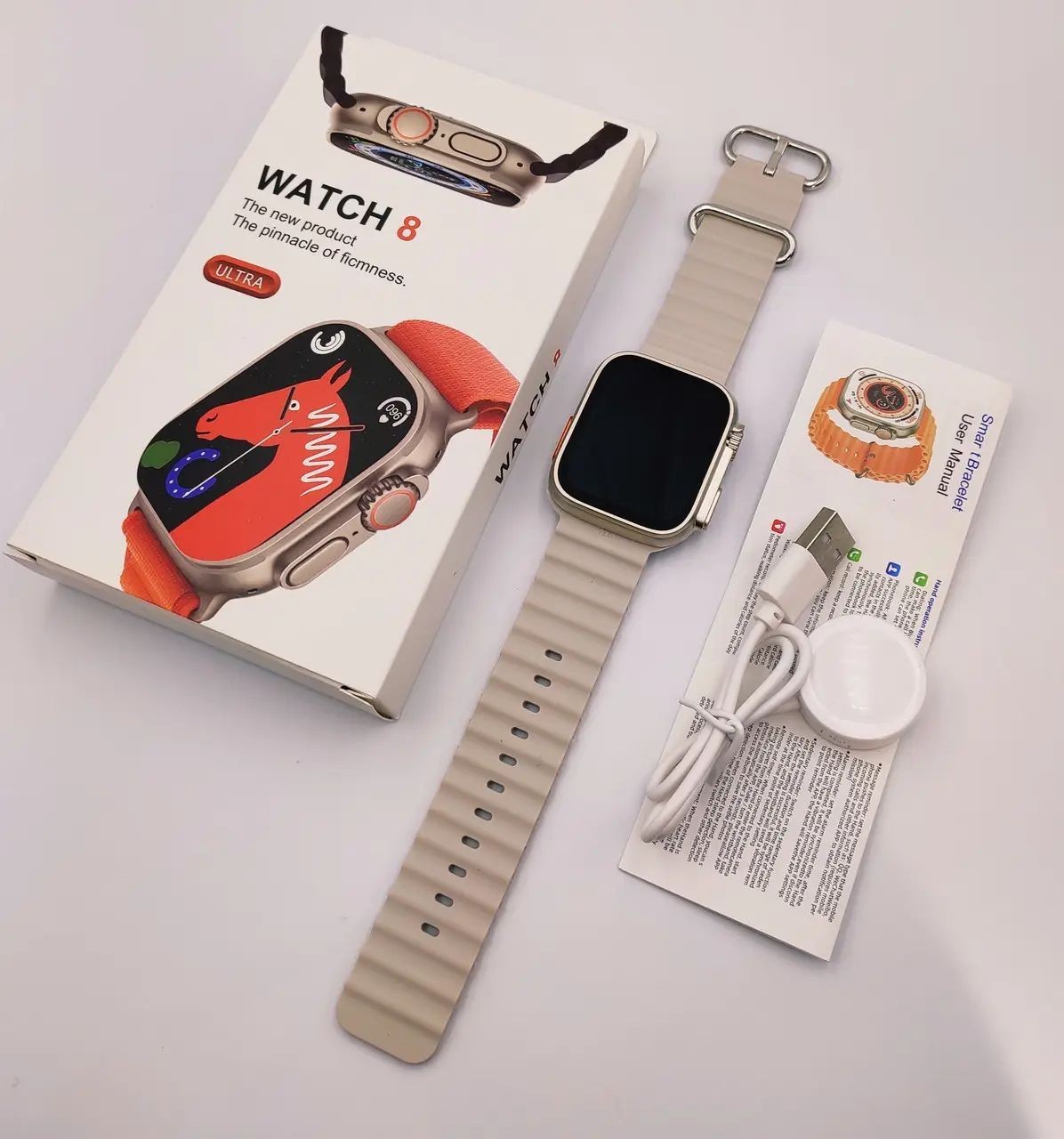 Смарт-часы Smart Watch GT9 Ultra Watch 8 Beige (swgt9_beige) – фото ...
