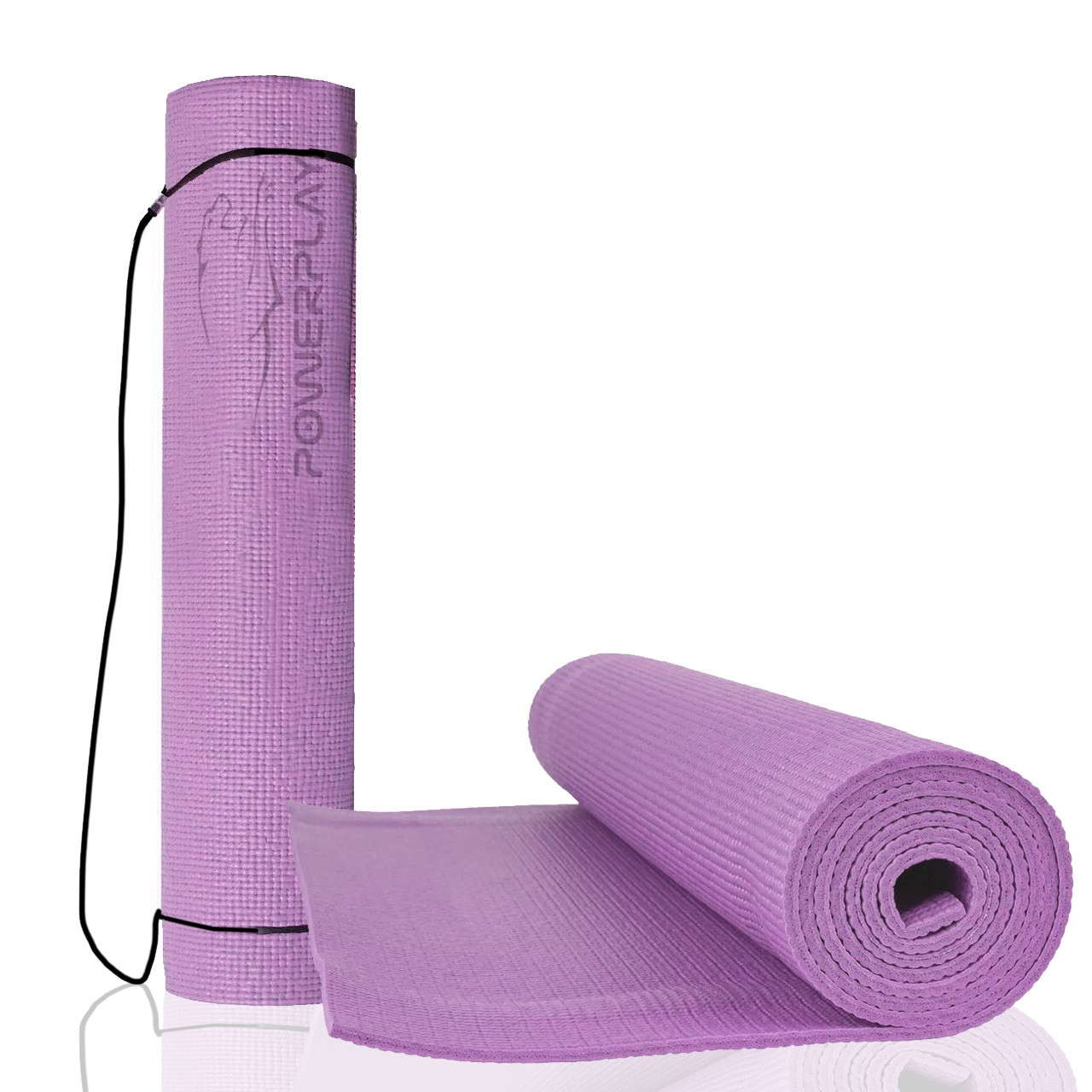 Коврик тренировочный для йоги и фитнеса PowerPlay 4010 PVC Yoga Mat ...