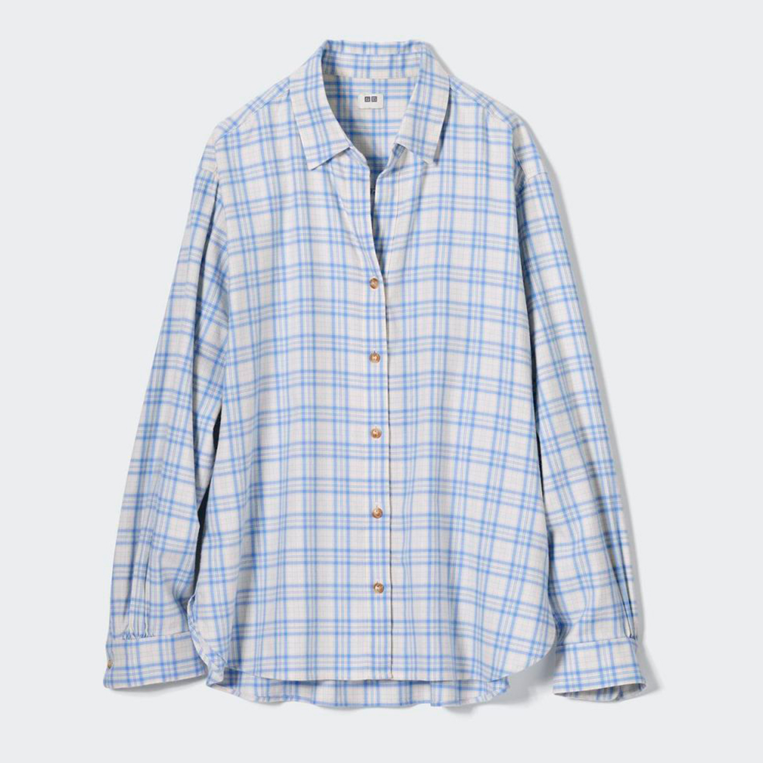 Рубашка Uniqlo 576043300 S Голубая (1159786716) – в интернет-магазине ...
