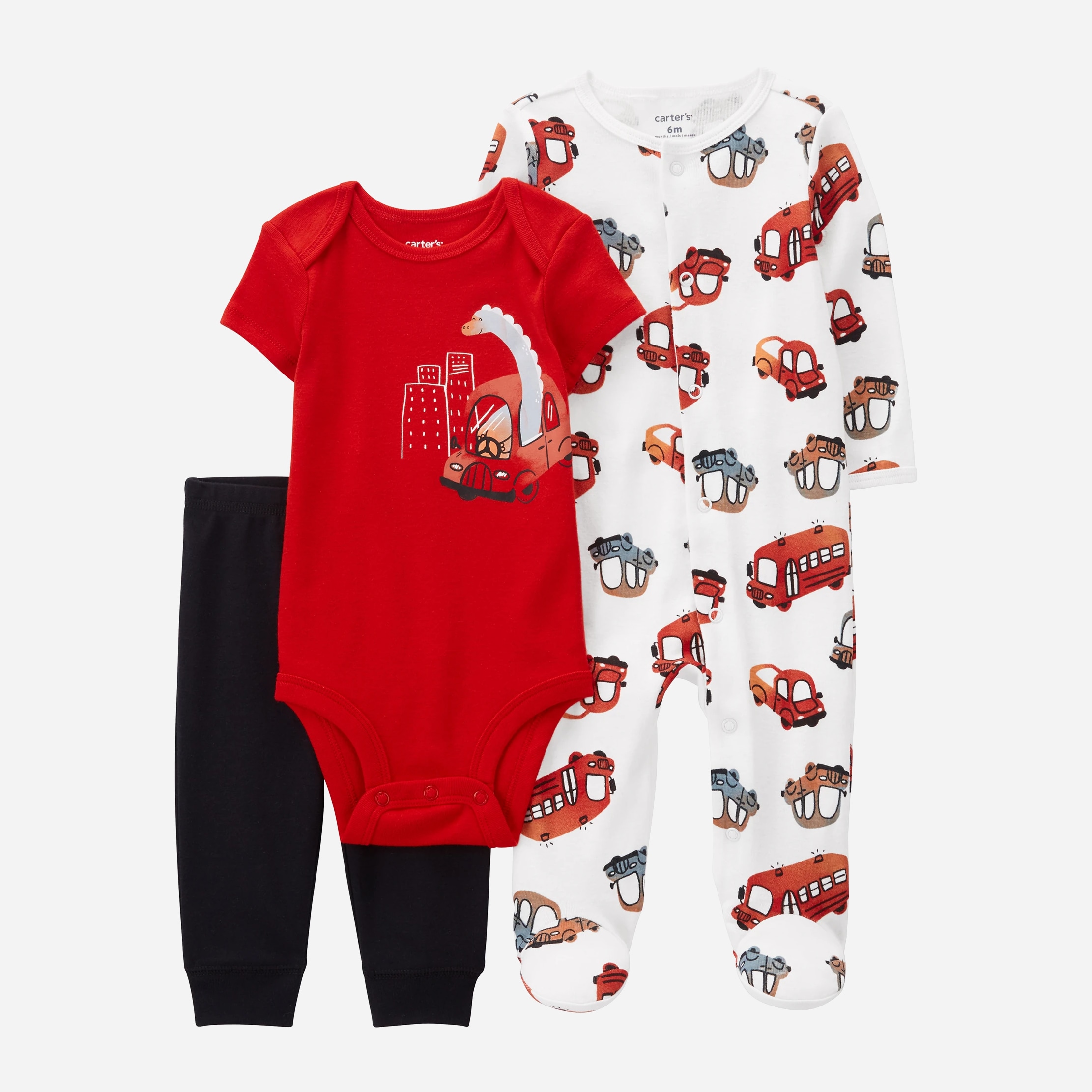 Комплект (человечек + боди + штанишки) Carters 1P570010 69-72 см ...