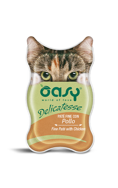 Влажный корм для кошек OASY CAT курица 85 г, (паштет) 342207 от ...