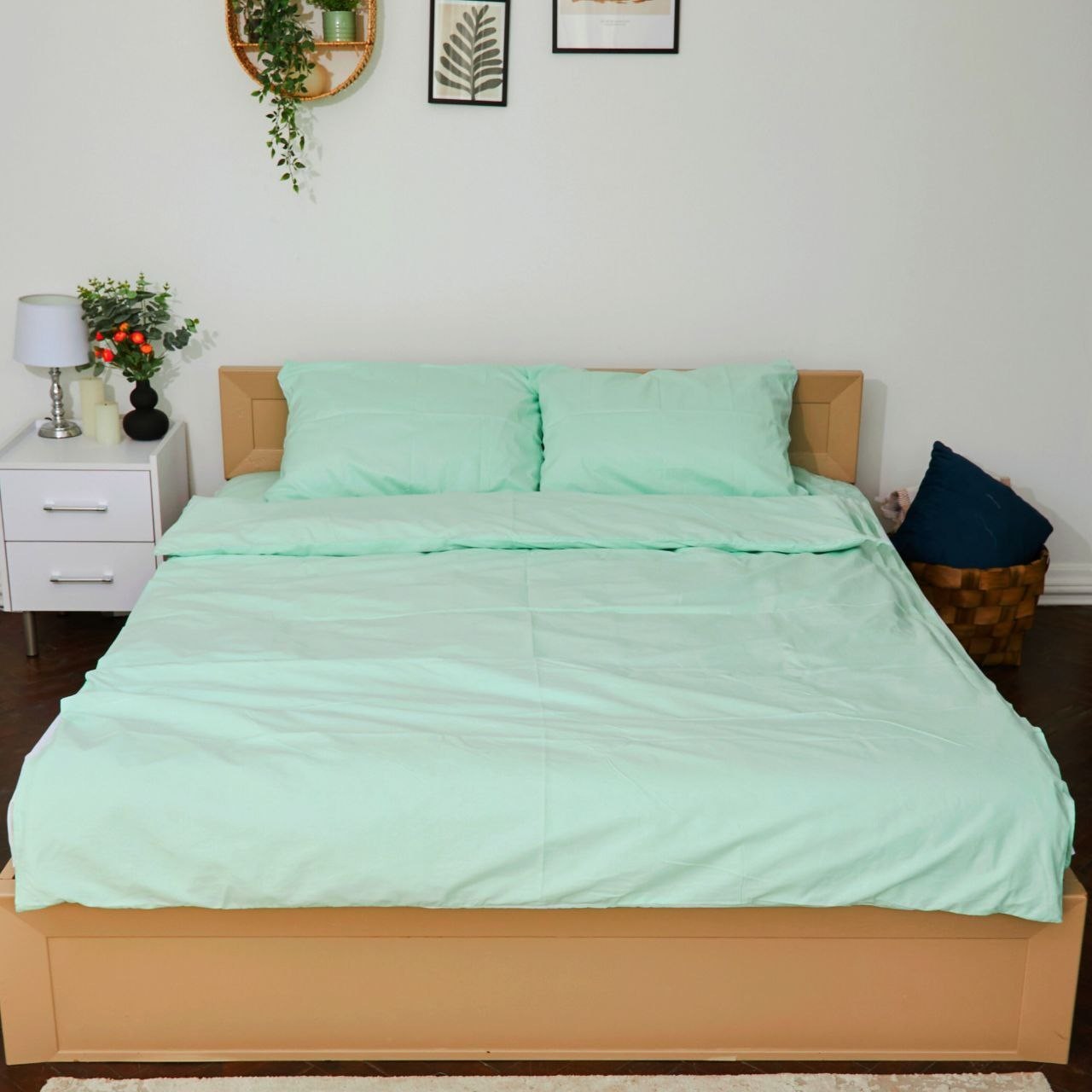 Комплект постельного белья Поплин Mint Light Семейный 2х143х210 см ...