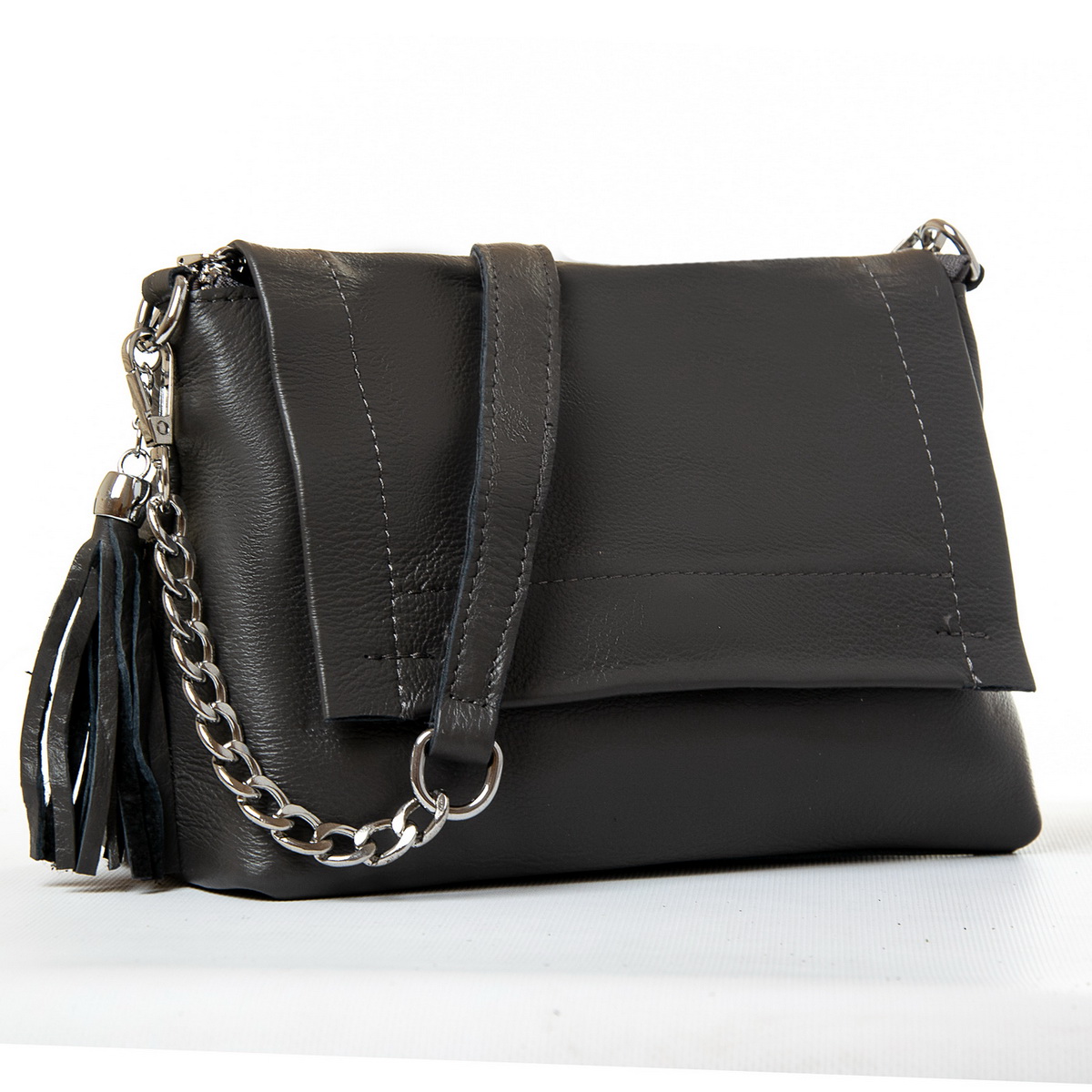 Женская сумочка из натуральной кожи ALEX RAI 8722-9 серый от продавца ...