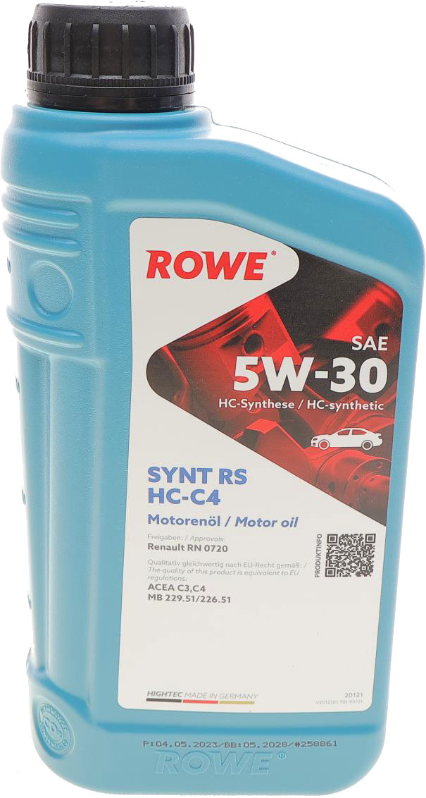 Моторное масло ROWE 5W-30 Hightec Synt RS HC-C4 1 л (20121-0010-99 ...