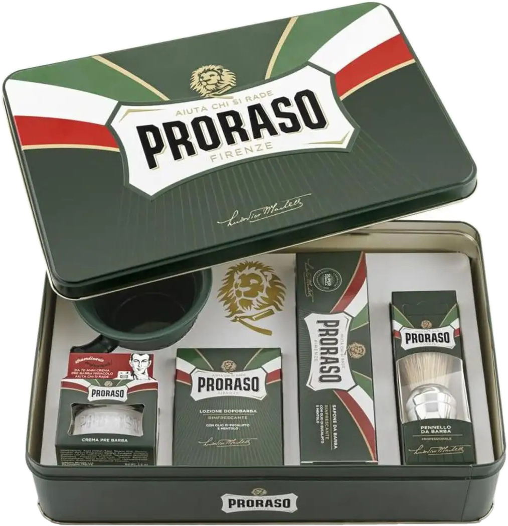 Набір для гоління Proraso Classic Shaving Set Metal (8004395003532) – в ...