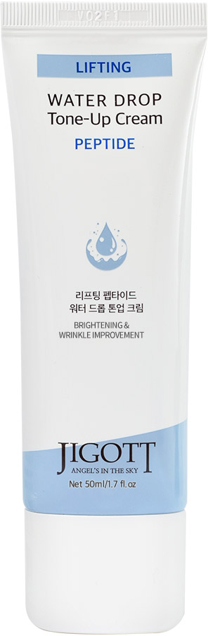 Крем для лица увлажняющий Jigott Пептиды Lifting Peptide Water Drop ...