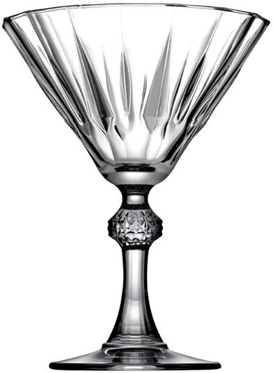 Набор бокалов для мартини Pasabahce Diamond 6 x 238 мл Прозрачных ...
