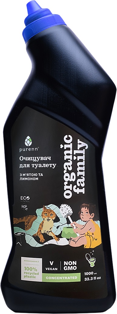 Натуральный туалетный очиститель Purenn Organic Family с Мятой и ...