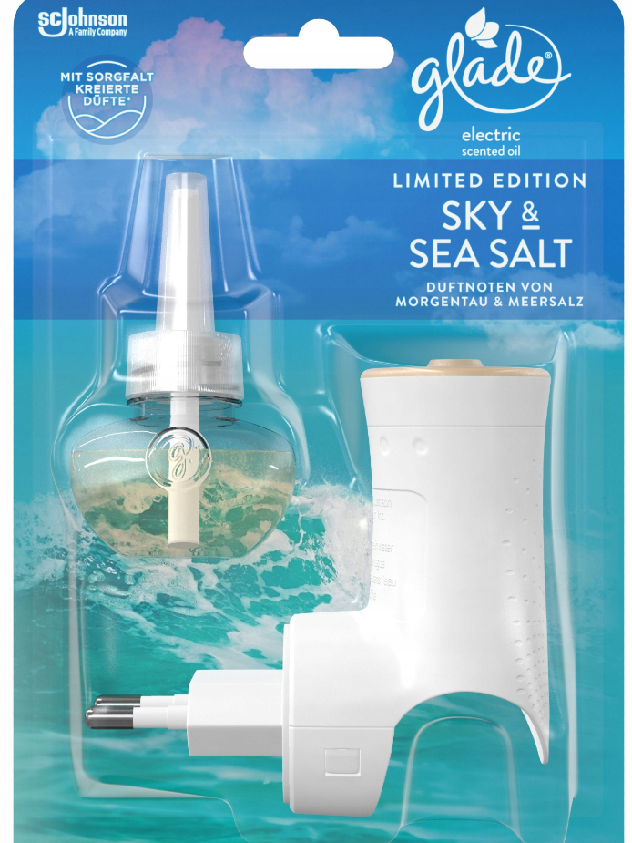 Электрический освежитель воздуха Glade Sky & Sea Salt 20 мл ...