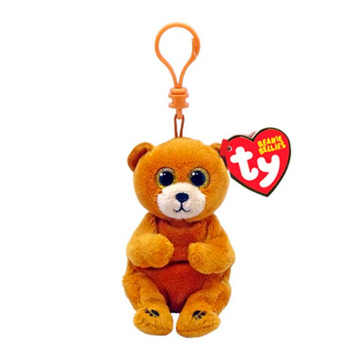 Мягкая игрушка-брелок TY Beanie Bellies Мишка Duncan, 12 см 43103 ...