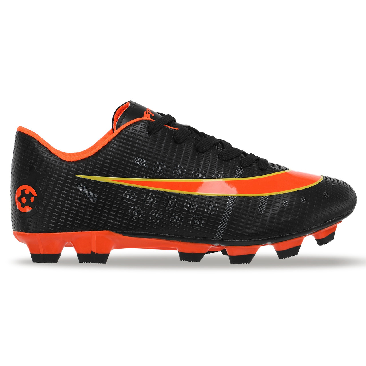 Бутсы футбольные Zelart Yuke Action L-4-1 размер 43 Black-Orange от ...