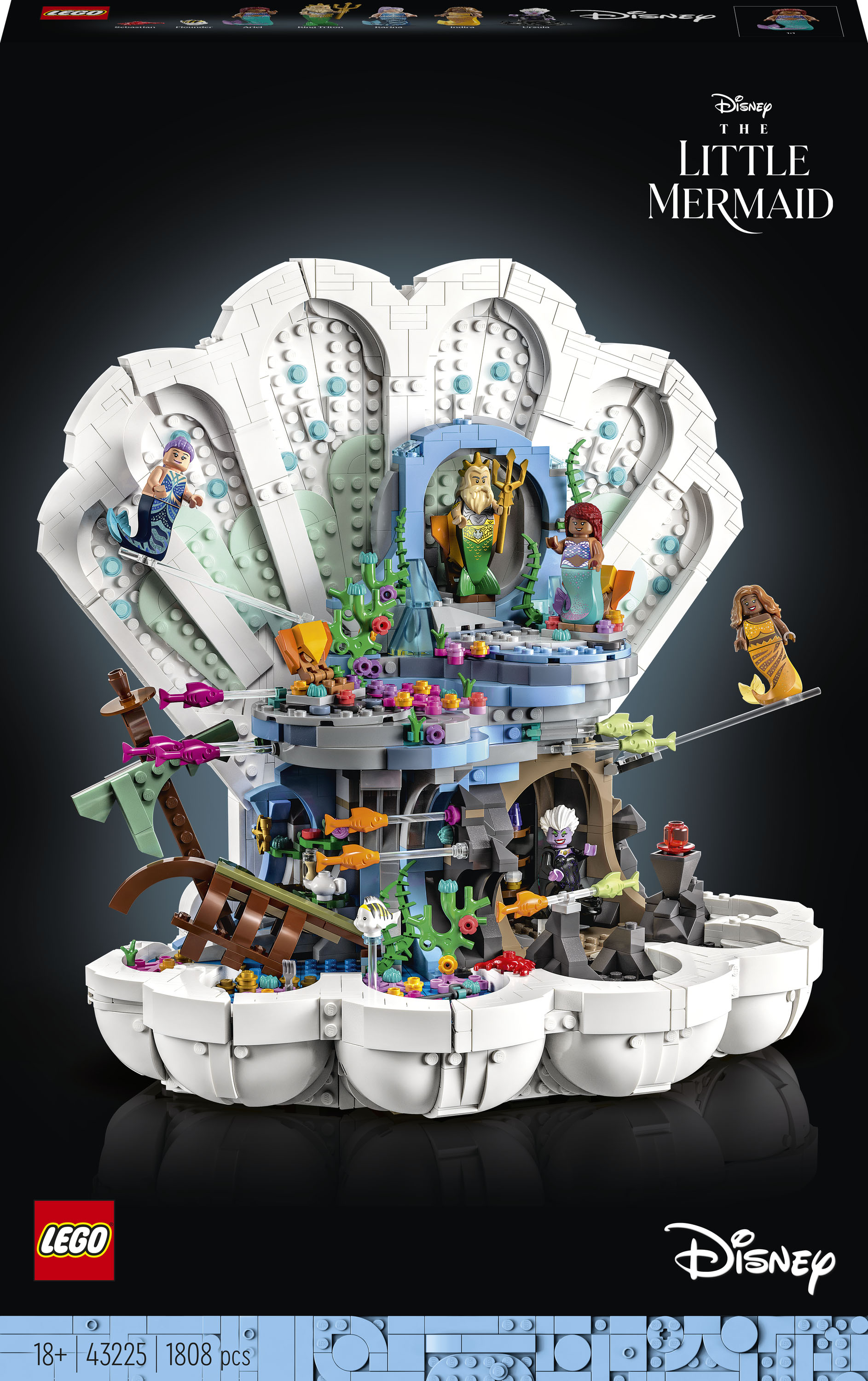 Конструктор LEGO Disney Princess Русалочка. Королевская ракушка 1808 ...