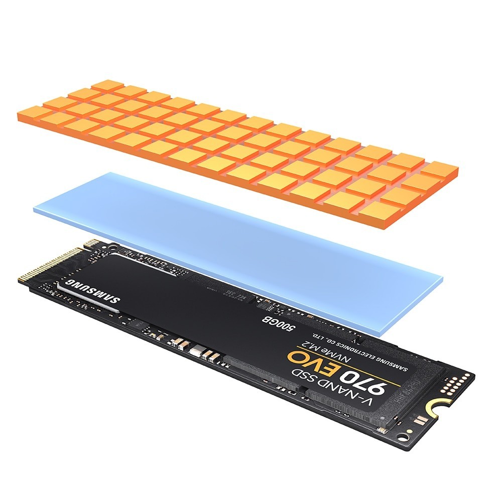 Радиатор для SSD AMPCOM NVMe Heatsink / Pure Copper – фото, отзывы ...