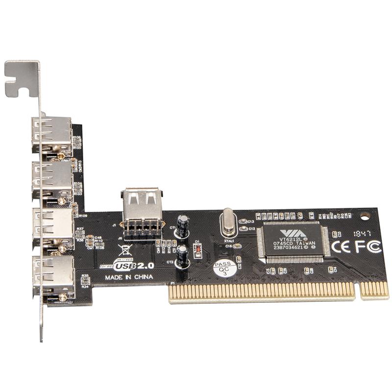 Контроллер Frime VT6212 (ECF-PCItoUSB001) PCI-USB2.0(4+1) – фото ...
