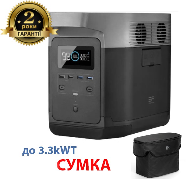 Зарядная станция EcoFlow DELTA 1800Вт (До 3.3кВт) Экофлоу Дельта. Для ...