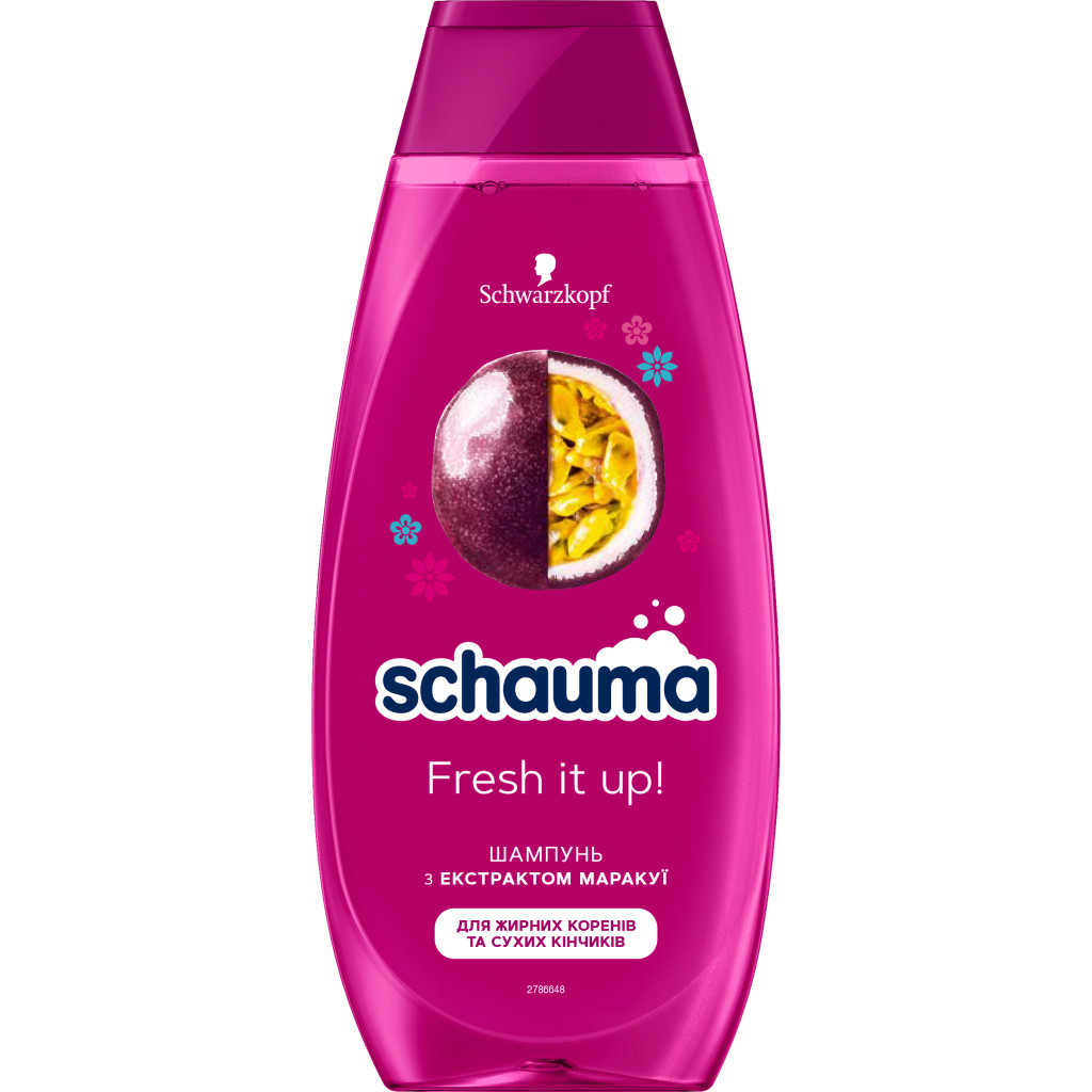 Шампунь Schauma Fresh it Up з екстрактом маракуї для жирного волосся ...