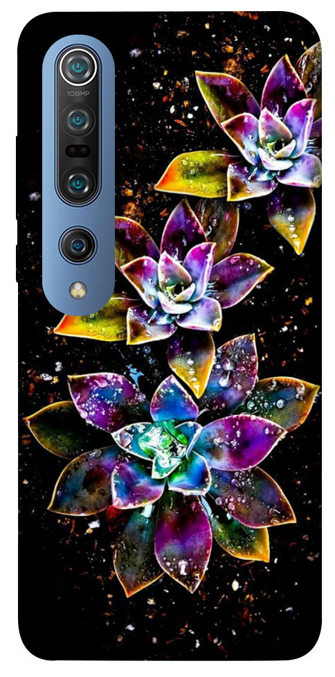 Чохол для Xiaomi Mi 10/Mi 10 Pro Epik Print Series Flowers on black ...