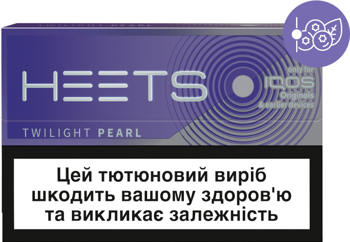 Блок стиков для нагревания табака HEETS Twilight Pearl 10 пачек ТВЕН ...