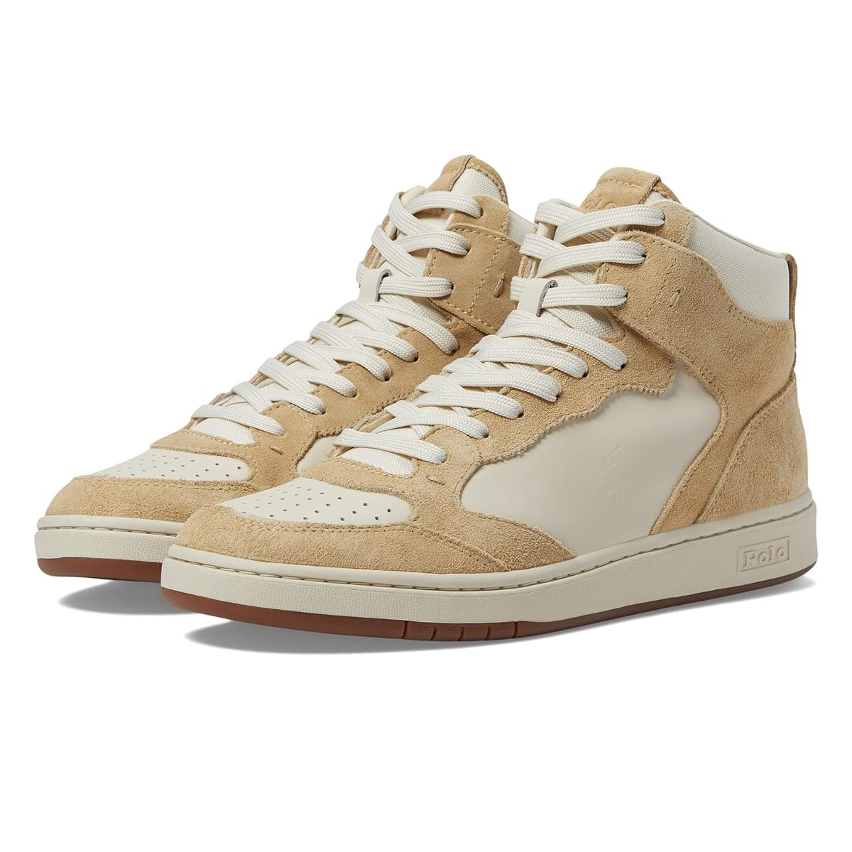 Кроссовки Polo Ralph Lauren Polo Court High Bone/Ecru, 47 (320 мм ...