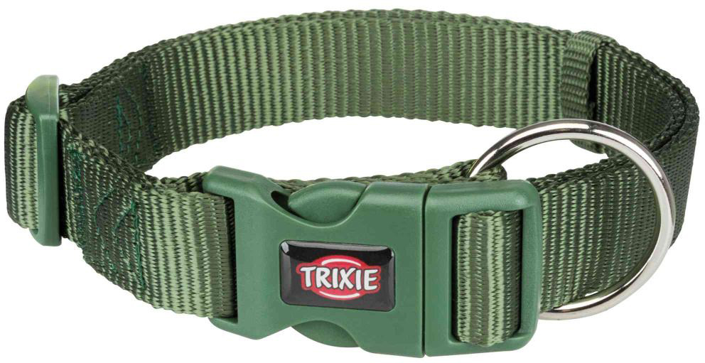 Ошейник Trixie Premium нейлон L-XL 40-65 см 25 мм Оливковый ...