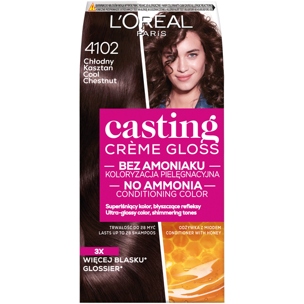 Краска для волос L'Oreal Paris Casting Creme Gloss 4102 холодный каштан ...