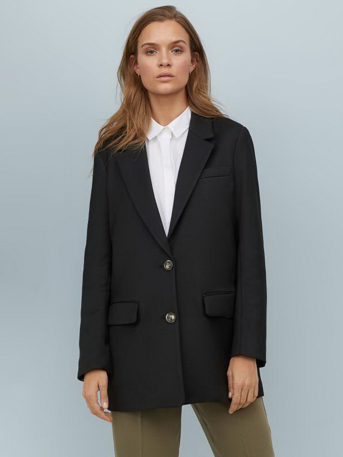 Жіночий піджак H&M 01-0700515_9 L Чорний (CA2000001996577) – в інтернет ...