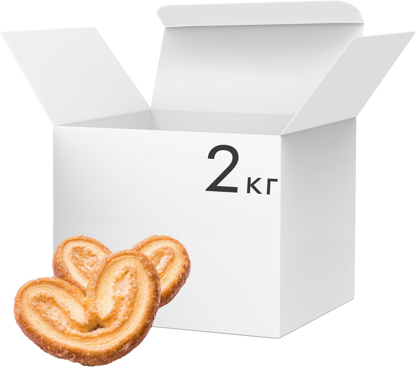 Печенье слоеное Лукас Ушки 2 кг (4823054600615) – ROZETKA. Купить ...