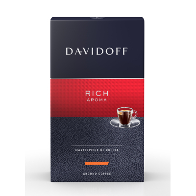 Купить Кофе Davidoff Cafe Rich Aroma молотый 250 г (4006067046810 ...