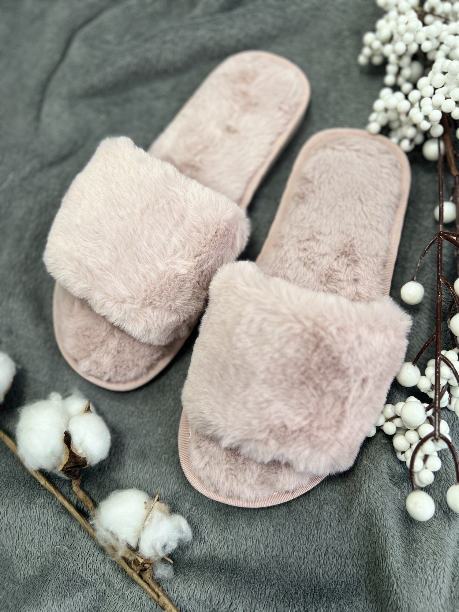 Женские пушистые домашние тапочки полномерные Po Fanu 39-40 розовые SOL-837-1P-39-40 от продавца ...