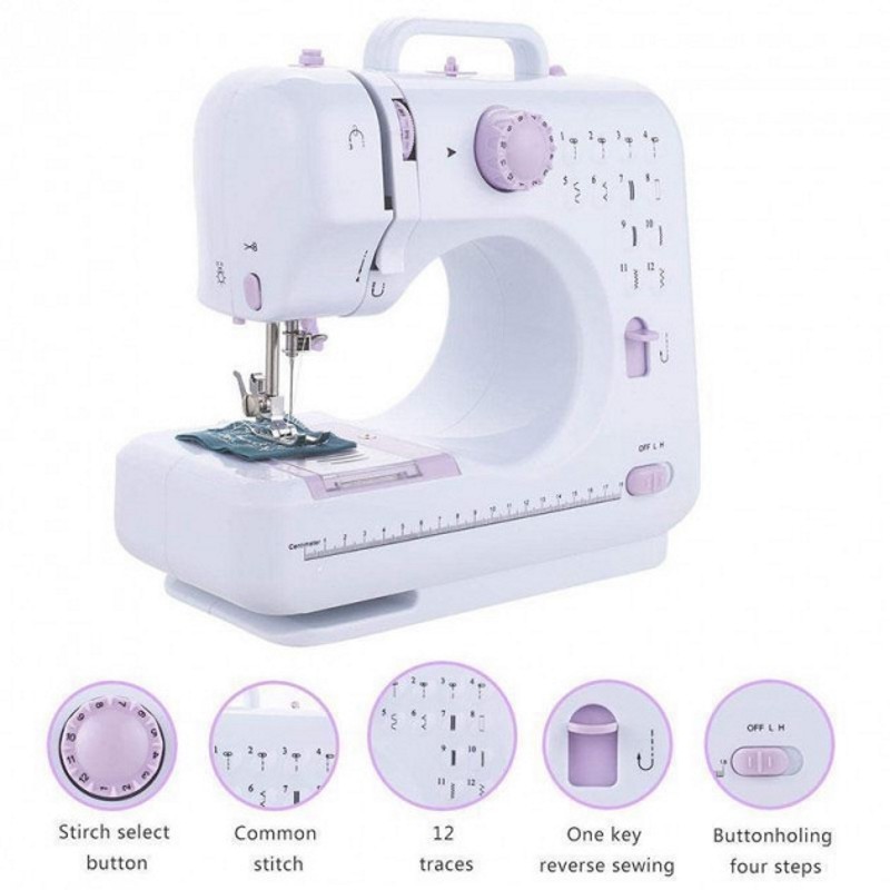 Швейная машинка (Многофункциональная с оверлоком) Household Sewing ...