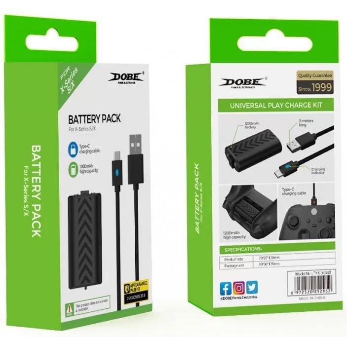Аккумулятор для джойстика XBOX SERIES X|S DOBE TYX-0634B – фото, отзывы ...