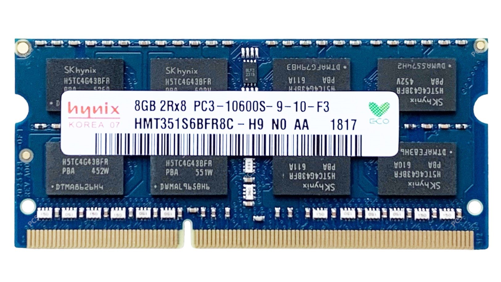 Оперативна пам'ять Hynix SODIMM DDR3 8Gb 2Rx8 1333Mhz PC3-10600S-9-10-F3 HMT351S6BFR8C-H9 – фото ...