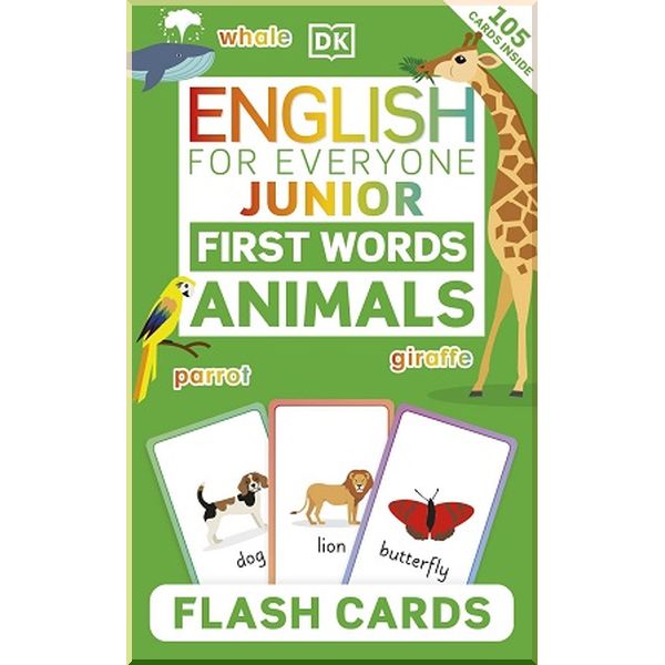 DK Children English for Everyone Junior: First Words Animals Flash ...