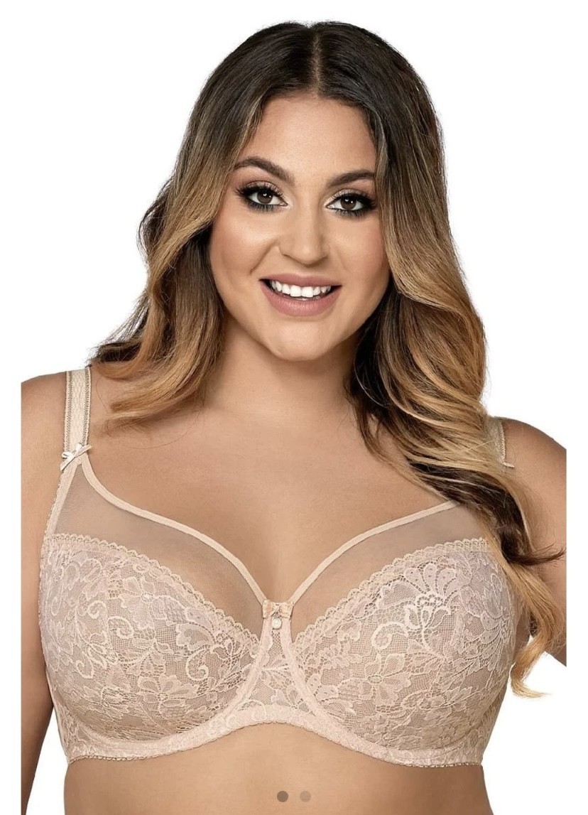 Бюстгальтер жіночий AVA 1396 85 D soft ( м'який) мереживний бежевий від продавця: RICH ...