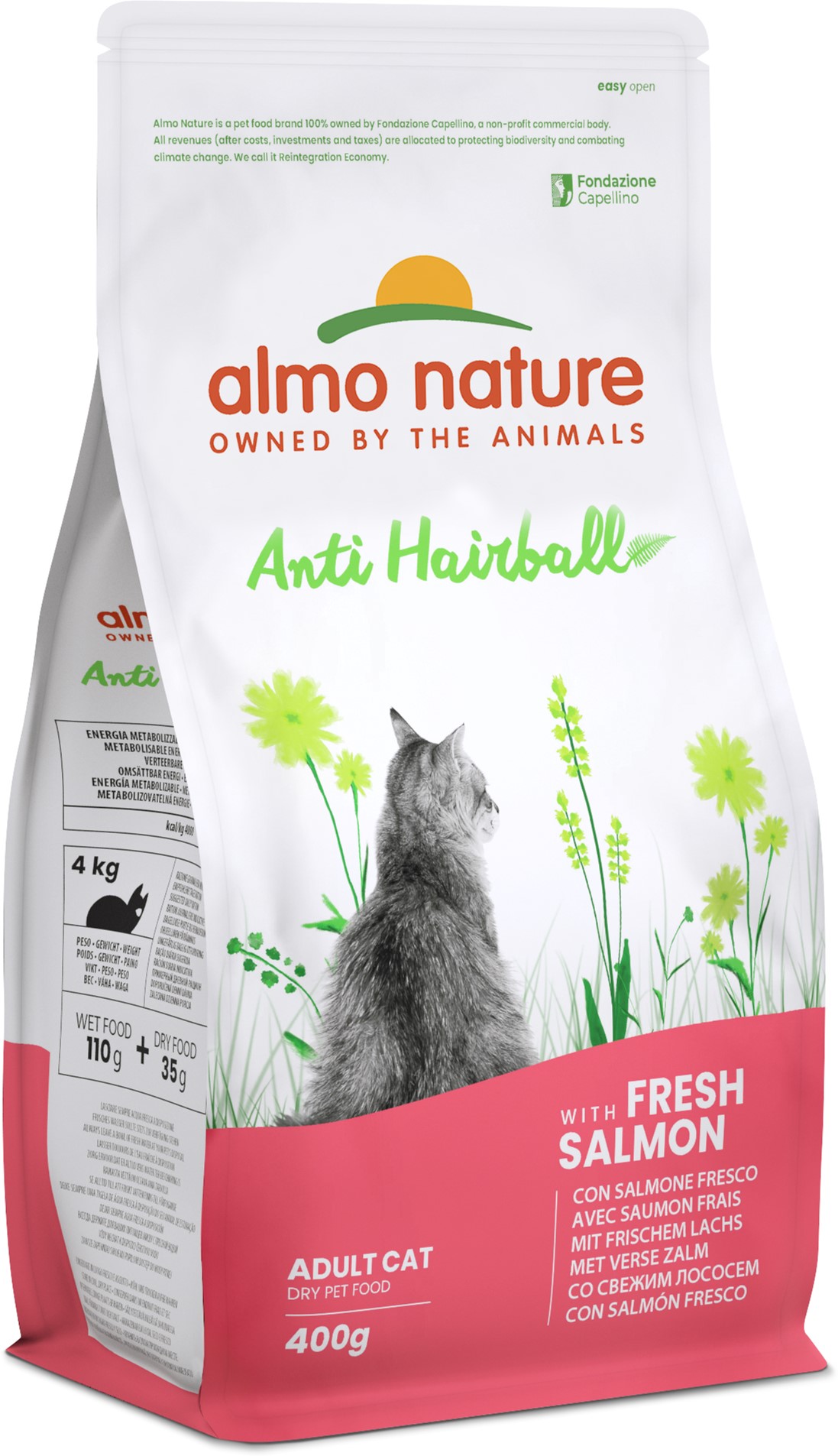 Сухий корм Almo Nature Holistic Cat для виведення шерсті у дорослих ...