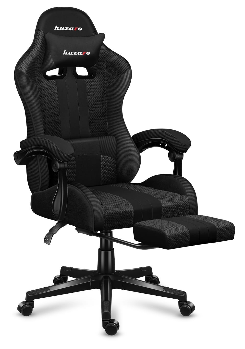 Компьютерное геймерское кресло HUZARO Force 4.7 Black ткань – фото ...