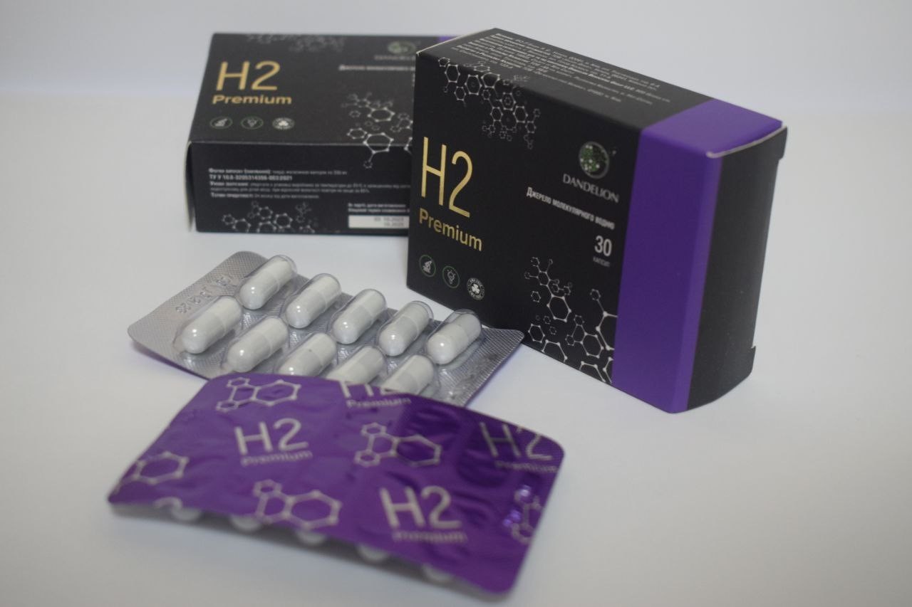 МАГНИЙ-ВОДОРОД "H2 Premium" Dandelion, 10 капсул по 330 мг – фото ...
