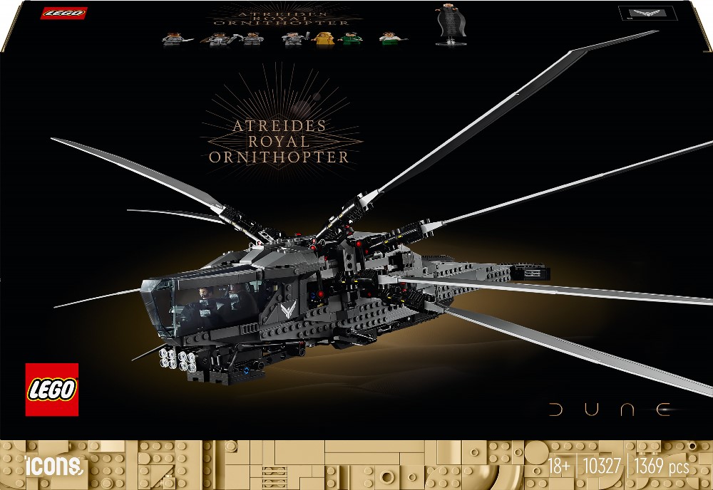 Конструктор LEGO Icons Дюна. Королевский орнитоптер Атридов 1369 ...
