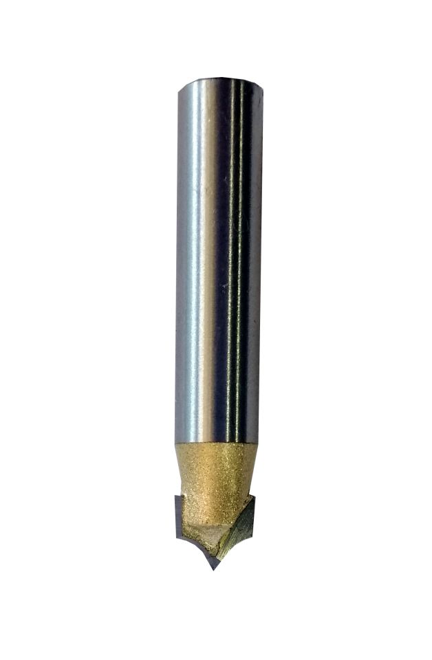 Фреза пазовая галтельная радиусная D-8 мм, R-4 мм, d-8 мм Pobedit P ...