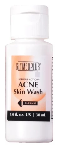 Лечебная гелевая очистка с бензоил пероксидом GlyMed Plus Skin Wash, 30 ...