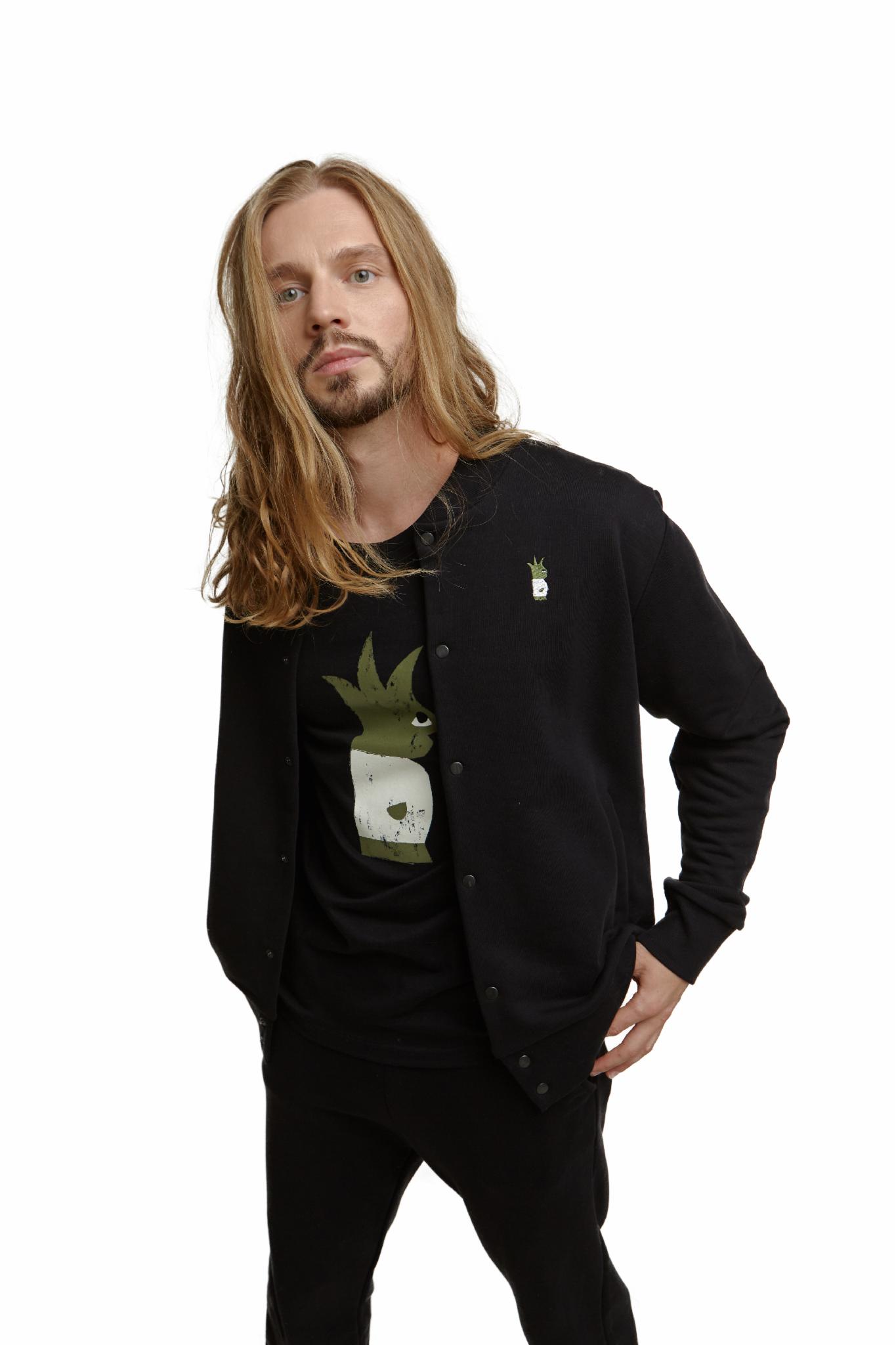 Бомбер чоловічий Rebel Patterns чорний M DH1278659 от продавца: DHNK ...