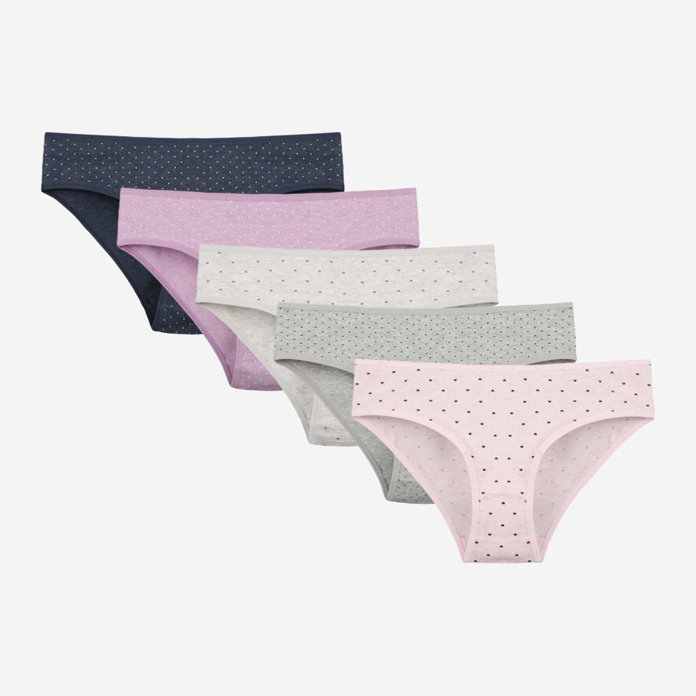 Набор подростковых трусов-слип 5 шт для девочки Donella 5125 158-164 см Комбинированный ...