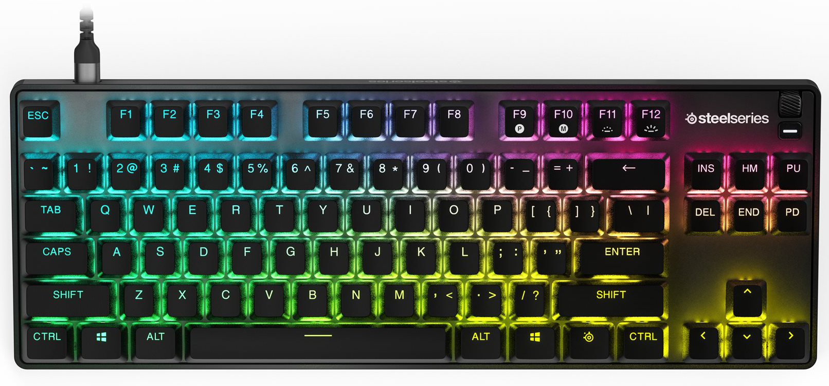 Rozetka.pl | Klawiatura przewodowa SteelSeries Apex 9 TKL USB (5707119047043) – kupuj z dostawą ...
